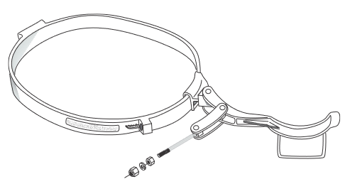 Neck Clamp Assembly (DSI 505-055) — DECA Diving